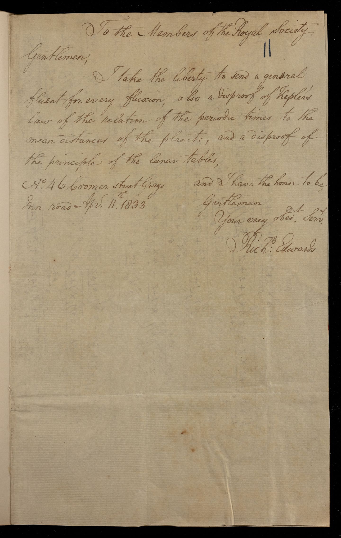 Unpublished papers, regarding a general fluent for every fluxion, a ...