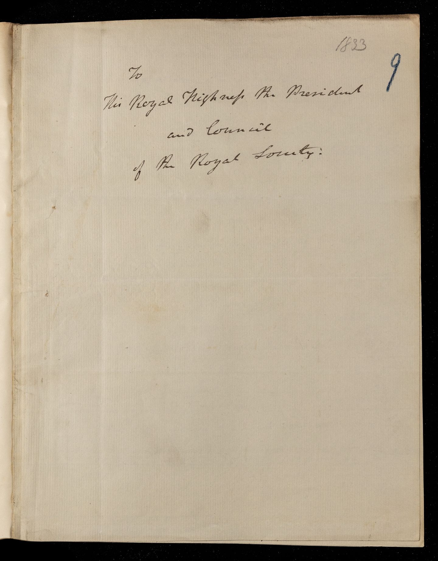 Unpublished letters, 'On the method proposed by Professor [George ...
