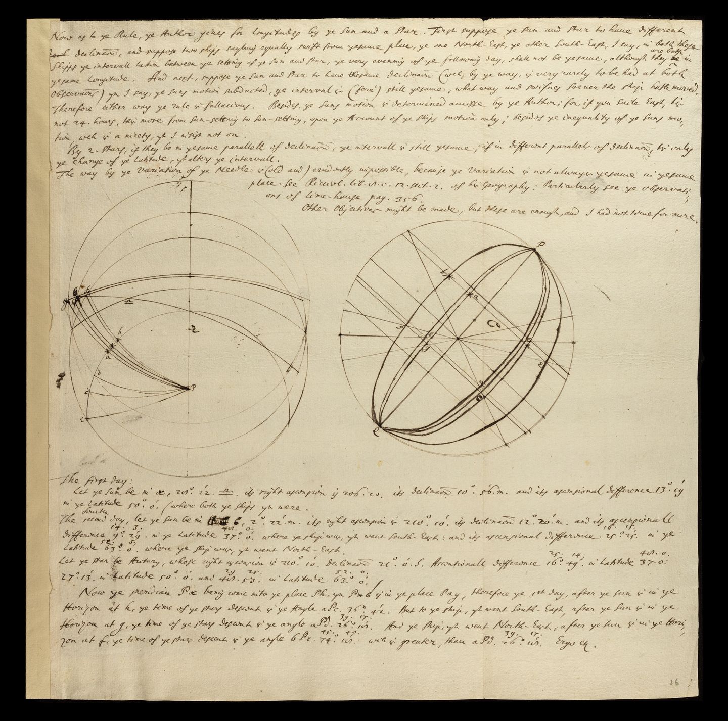 Paper, 'On calculating longitudes' by Henry Oldenburg | The Royal ...