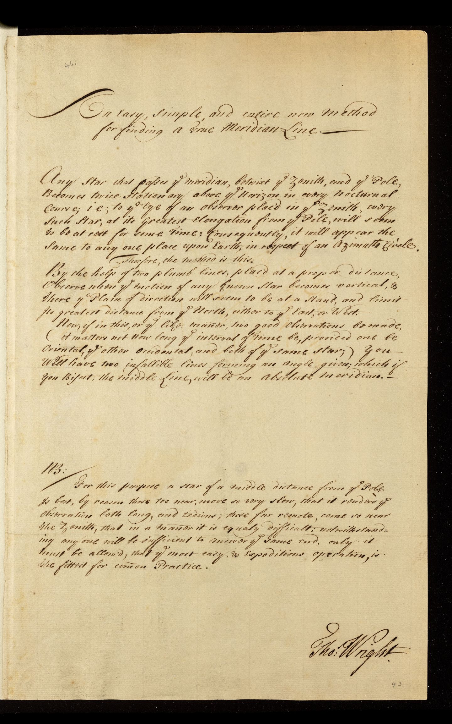 Paper, 'An easy, simple and entire new method for finding a true ...