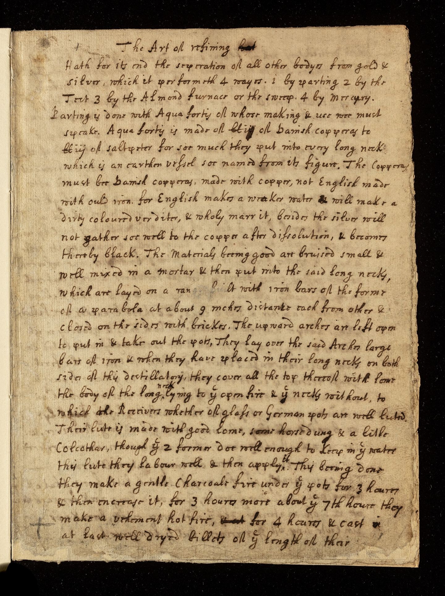 Paper 'The Art of refining' by Christopher Merrett | The Royal Society ...