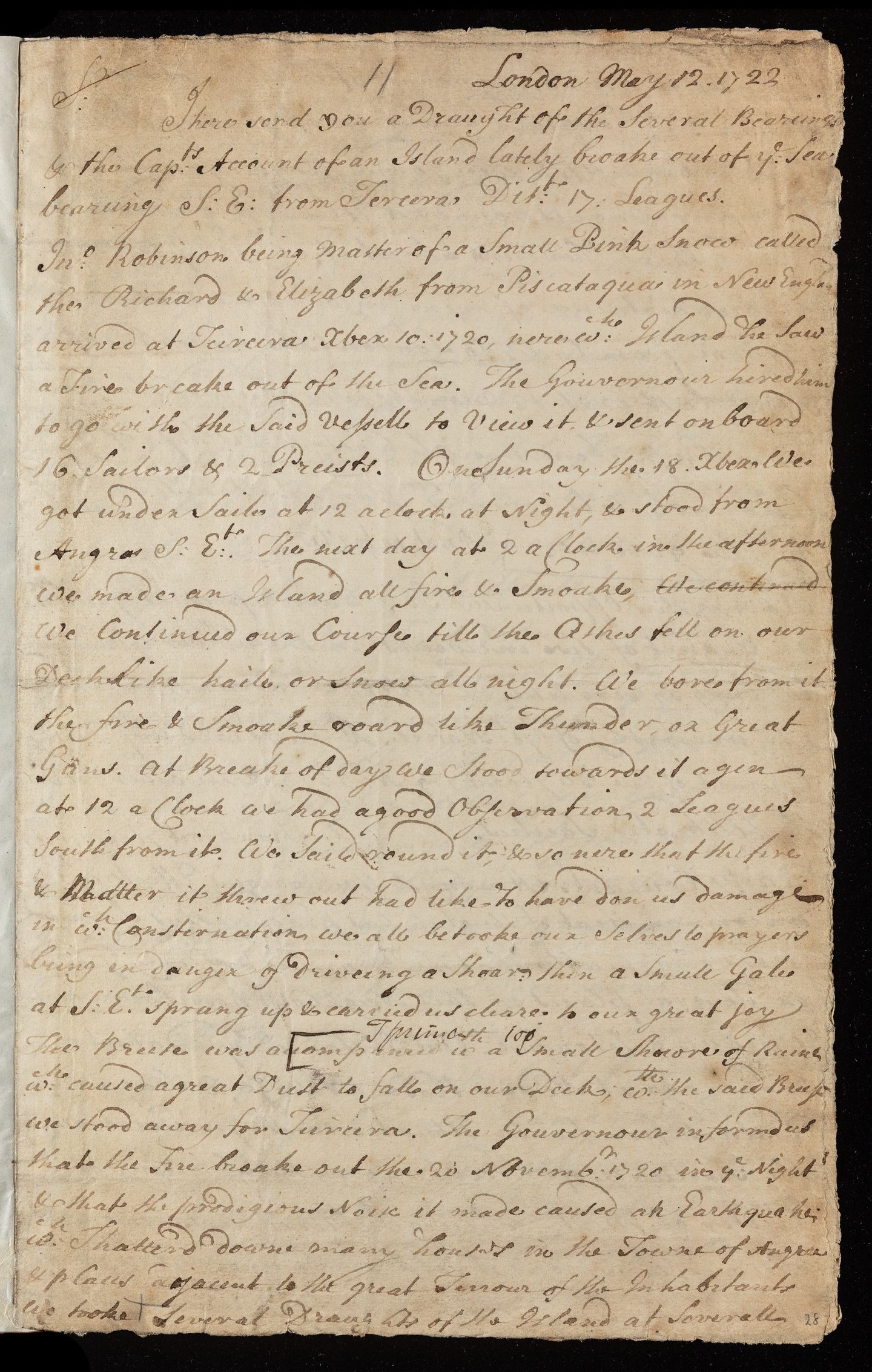 Letter, from Thomas Forster to John Machin, dated at London | The Royal ...