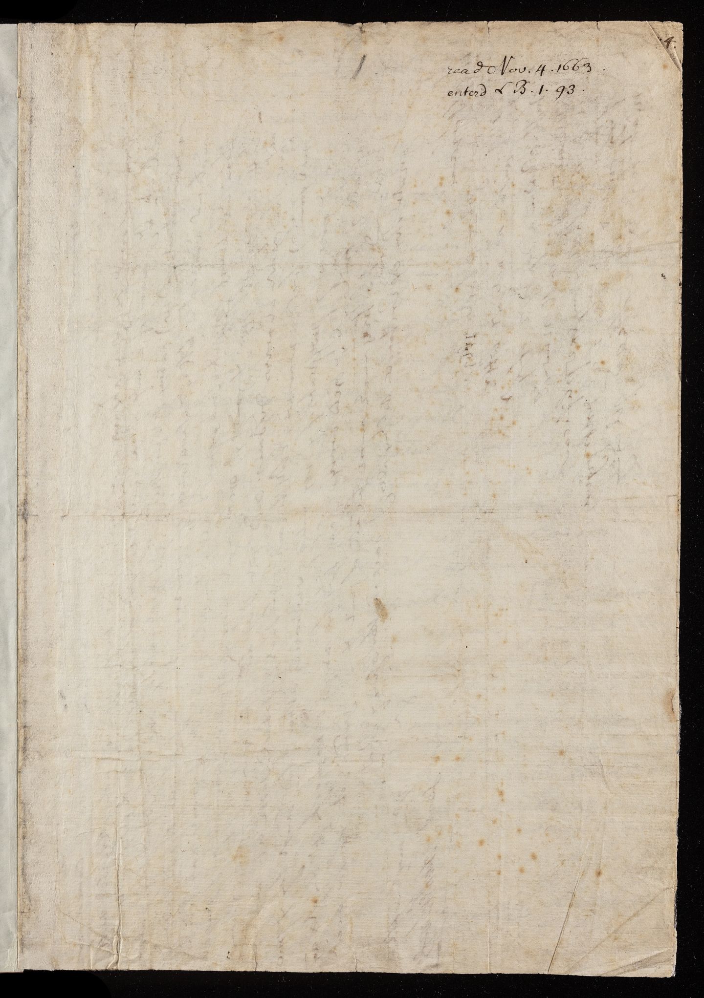 Letter, from John Newburg to Dr [William] Croon | The Royal Society ...