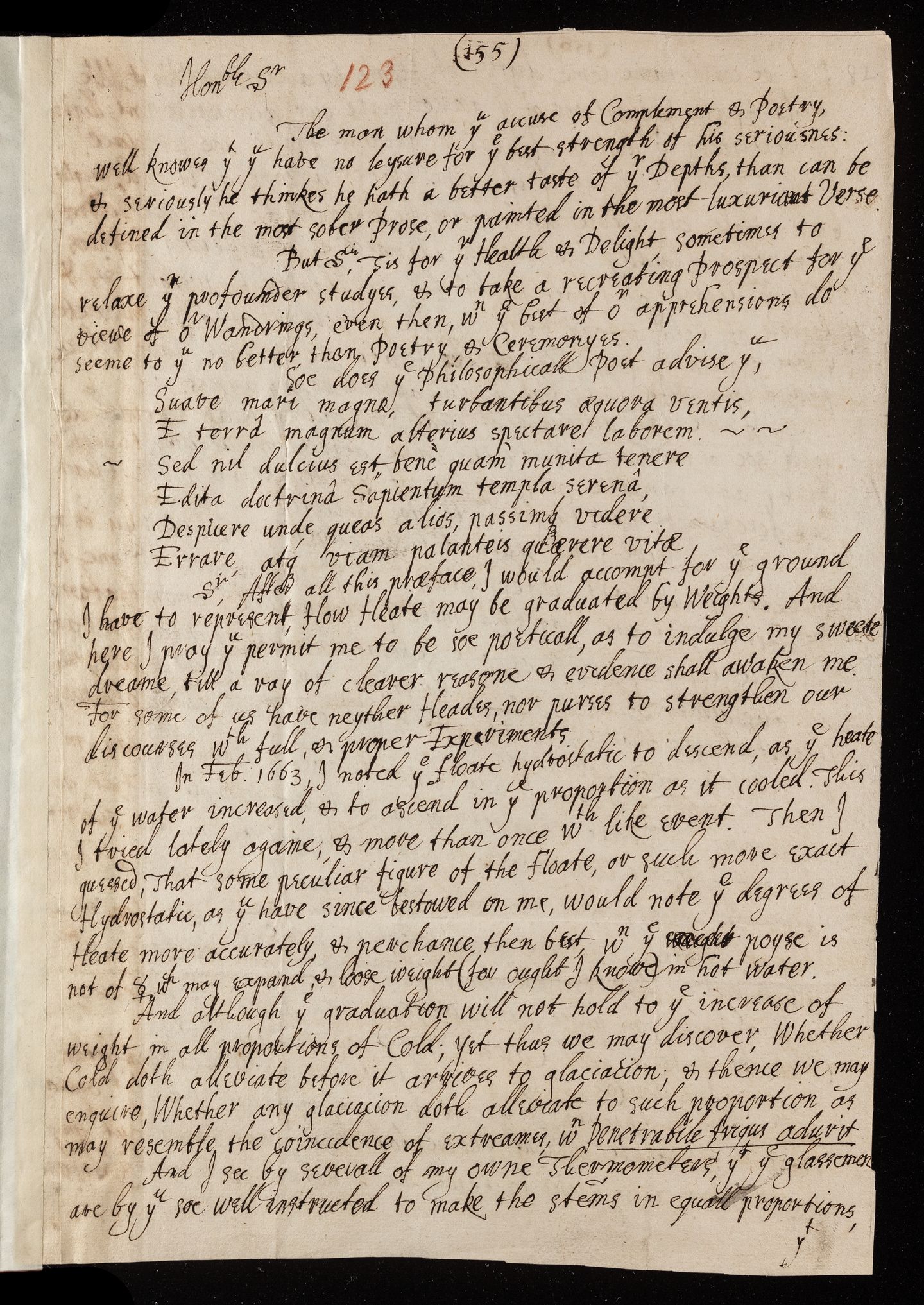 Letter, from John Beale to Robert Boyle, dated at Yeovil, Somerset ...