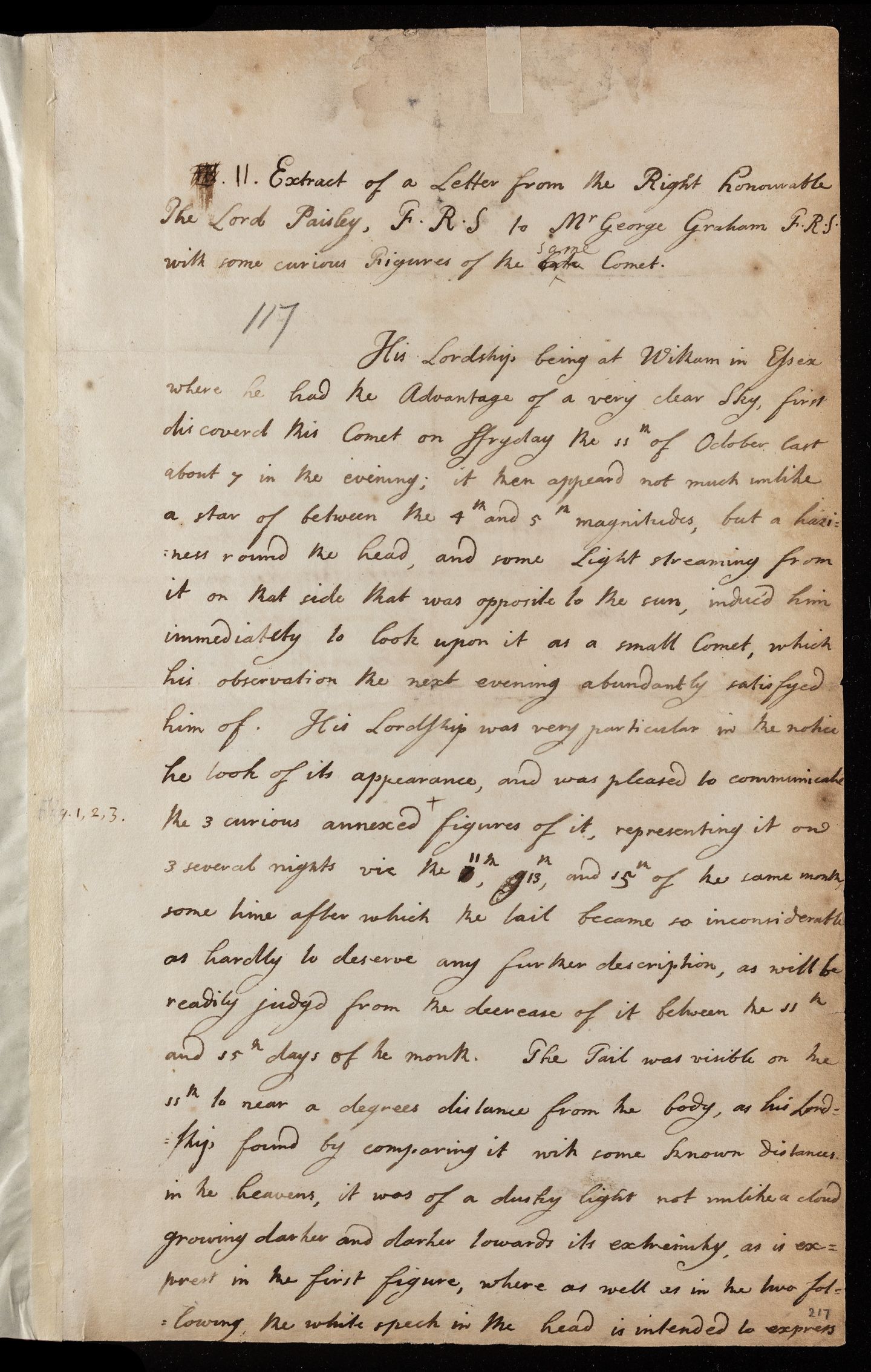 Extract of a letter, from Lord Paisley [James Hamilton] to George ...