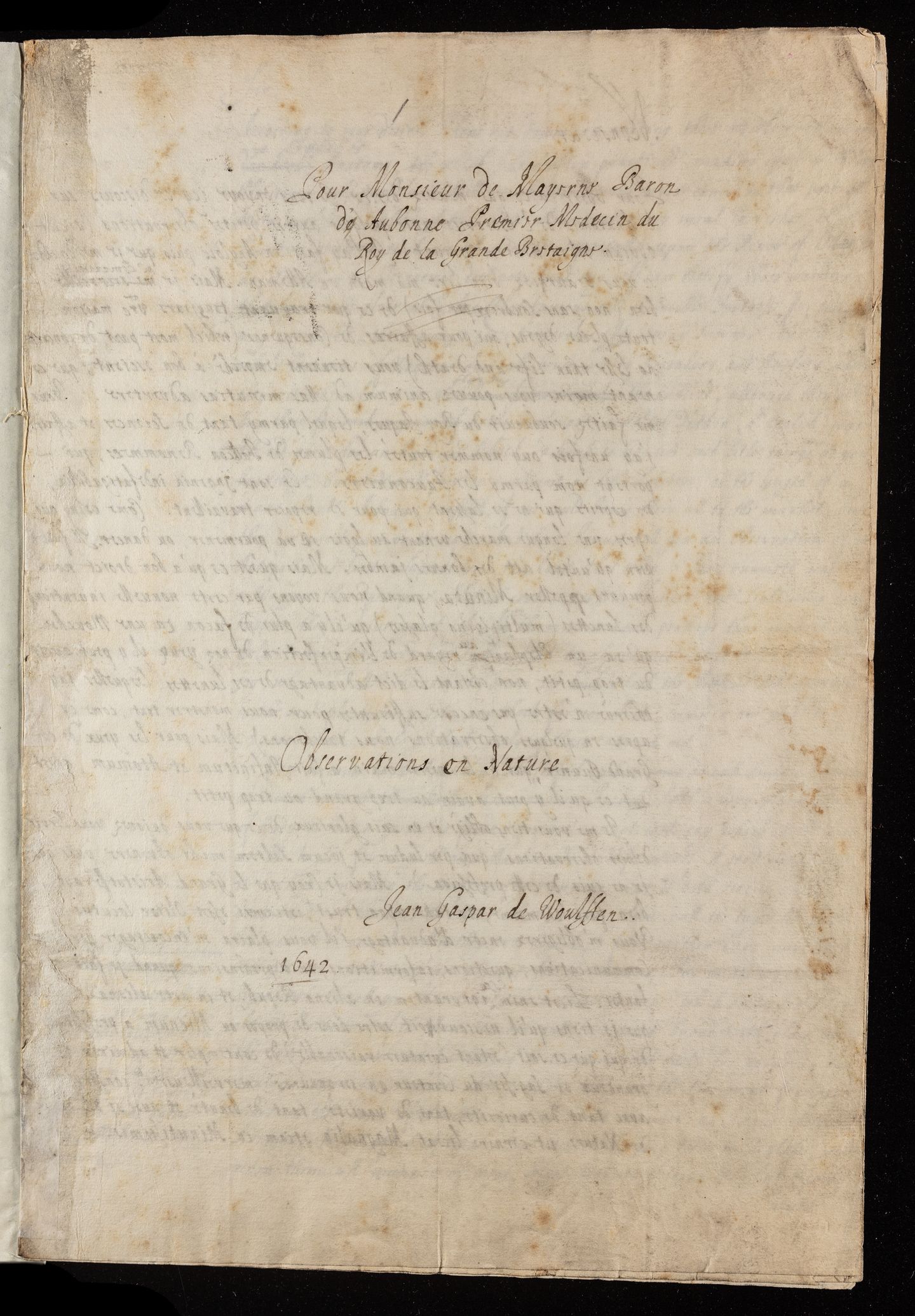 Observations of the anatomy of crayfish by Jean Gaspar de Woulffen for ...