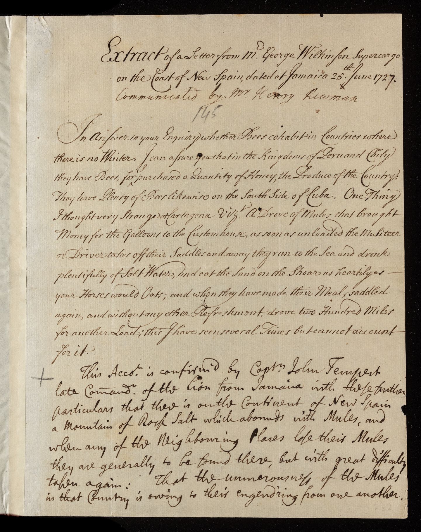 Extract of a letter, from George Wilkinson to the Royal Society | The ...