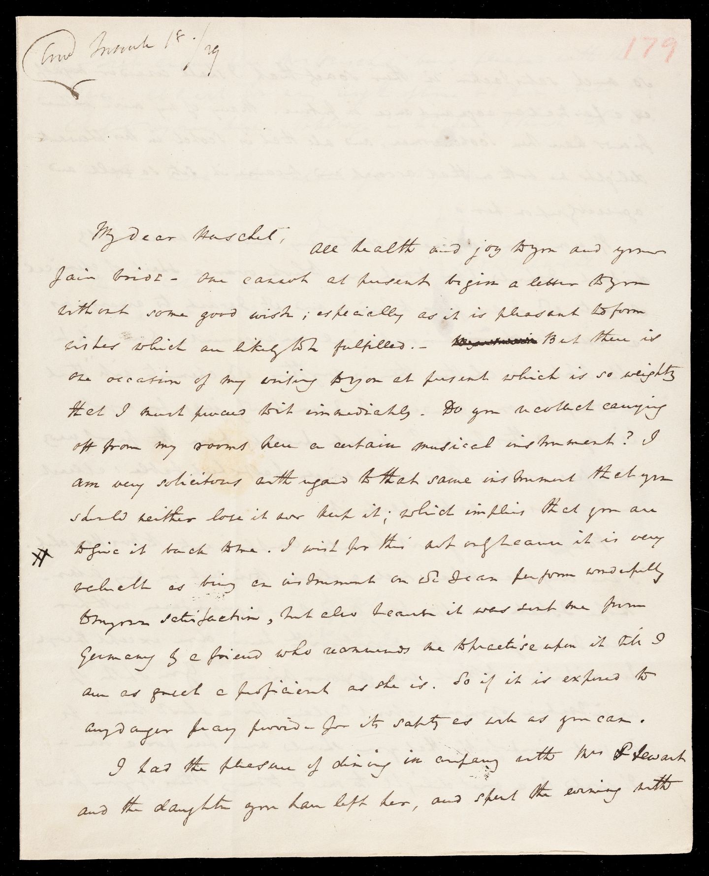 Letter, from William Whewell to Sir John Herschel, dated at Trinity College | The Royal Society ...
