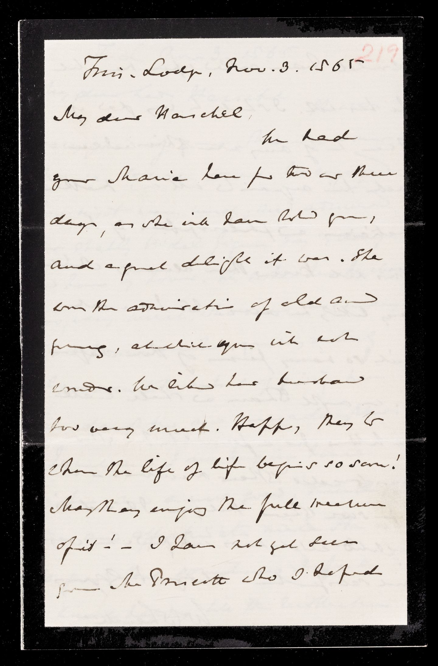 Letter, from William Whewell to Sir John Herschel, dated at Trinity Lodge | The Royal Society ...