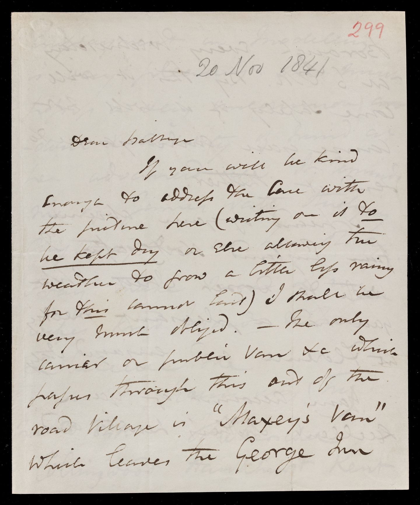 Letter, from Sir John Herschel to Charles Babbage, dated at Collingwood | The Royal Society ...