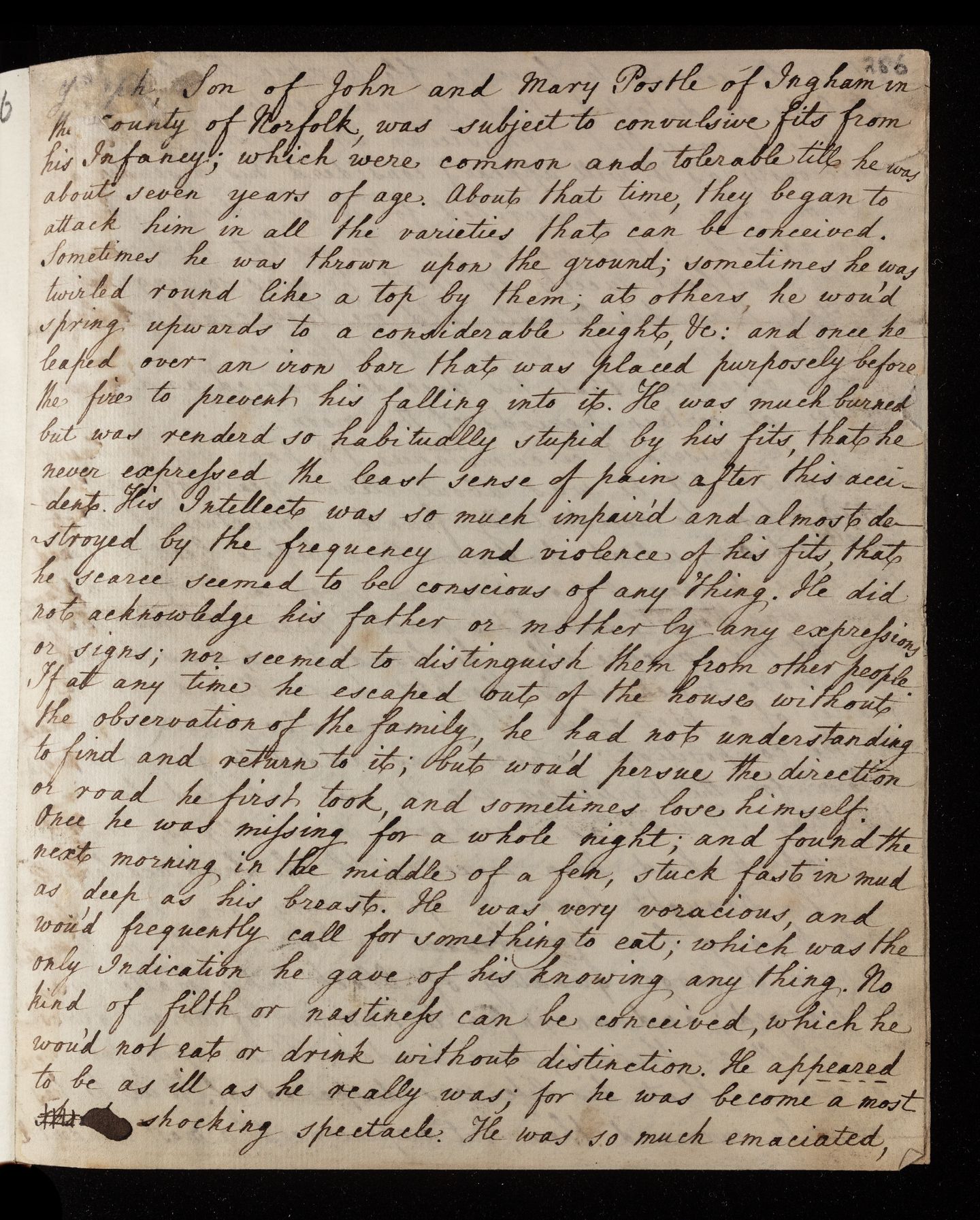 Paper, 'Of a case of convulsive fits caused by worms' by Richard Oram ...