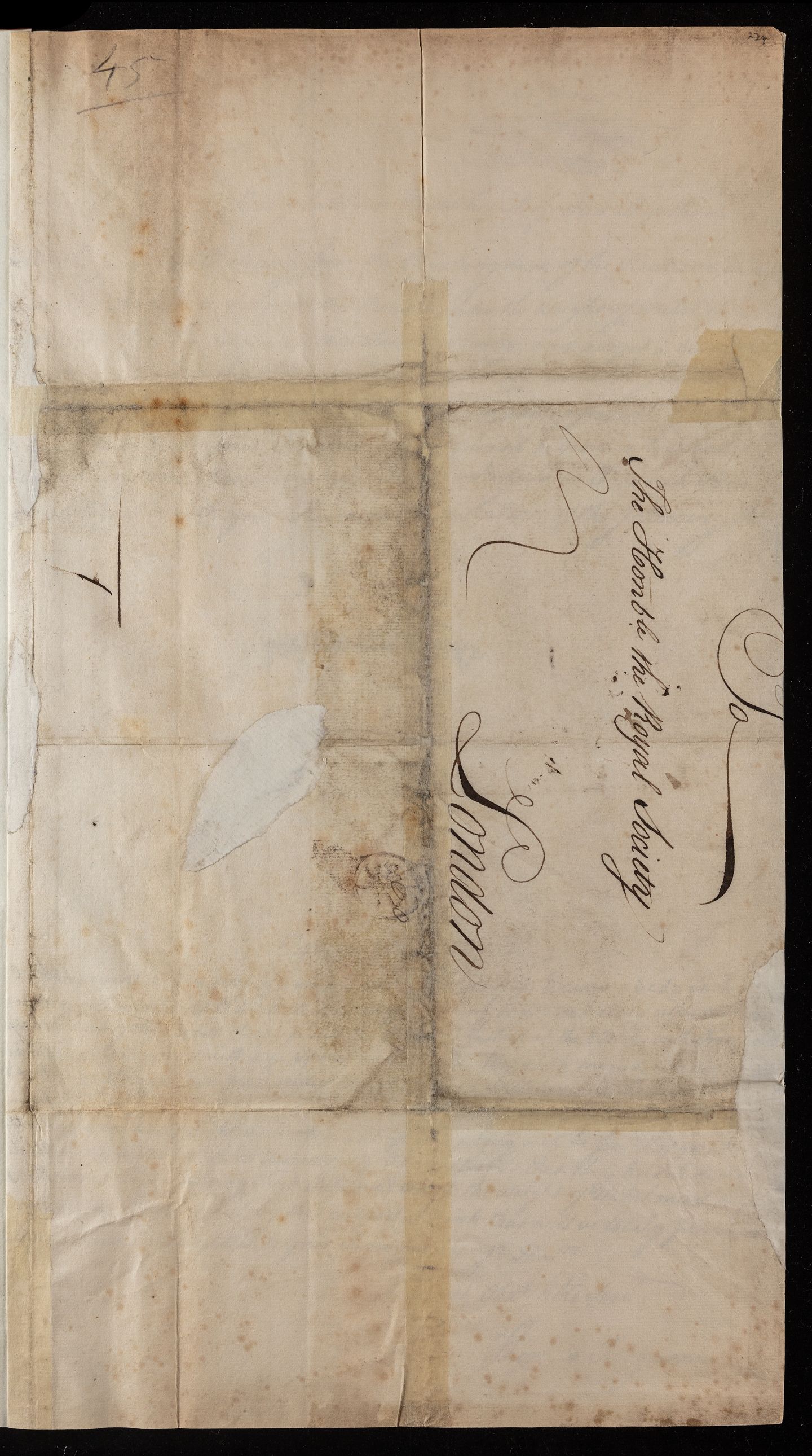 Letter, 'Plan for strengthening ship's decks' from Thomas Ferguson ...