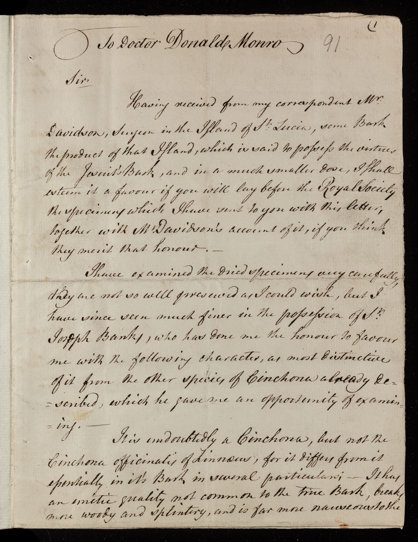 Paper, 'Account of a bark tree in St Lucia' by George Davidson | The ...