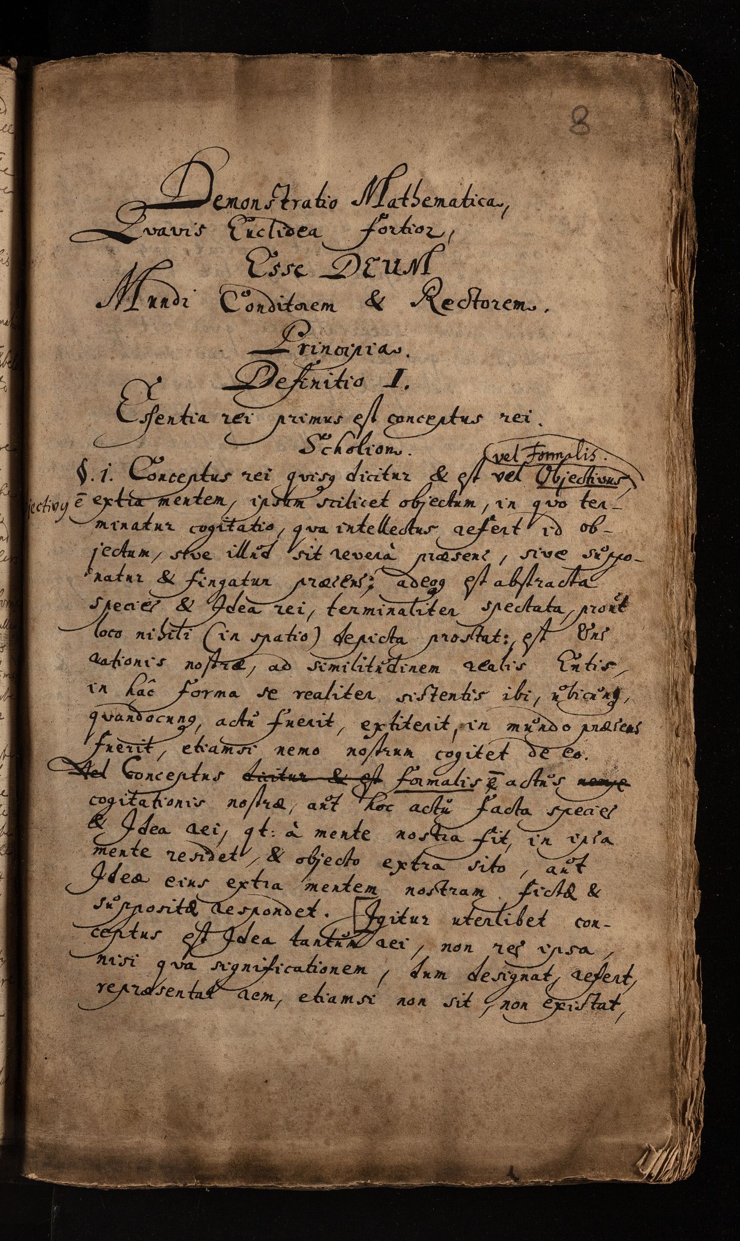 Demonstratio mathematica, quavis Euclidea fortior, esse Deum Mundi ...