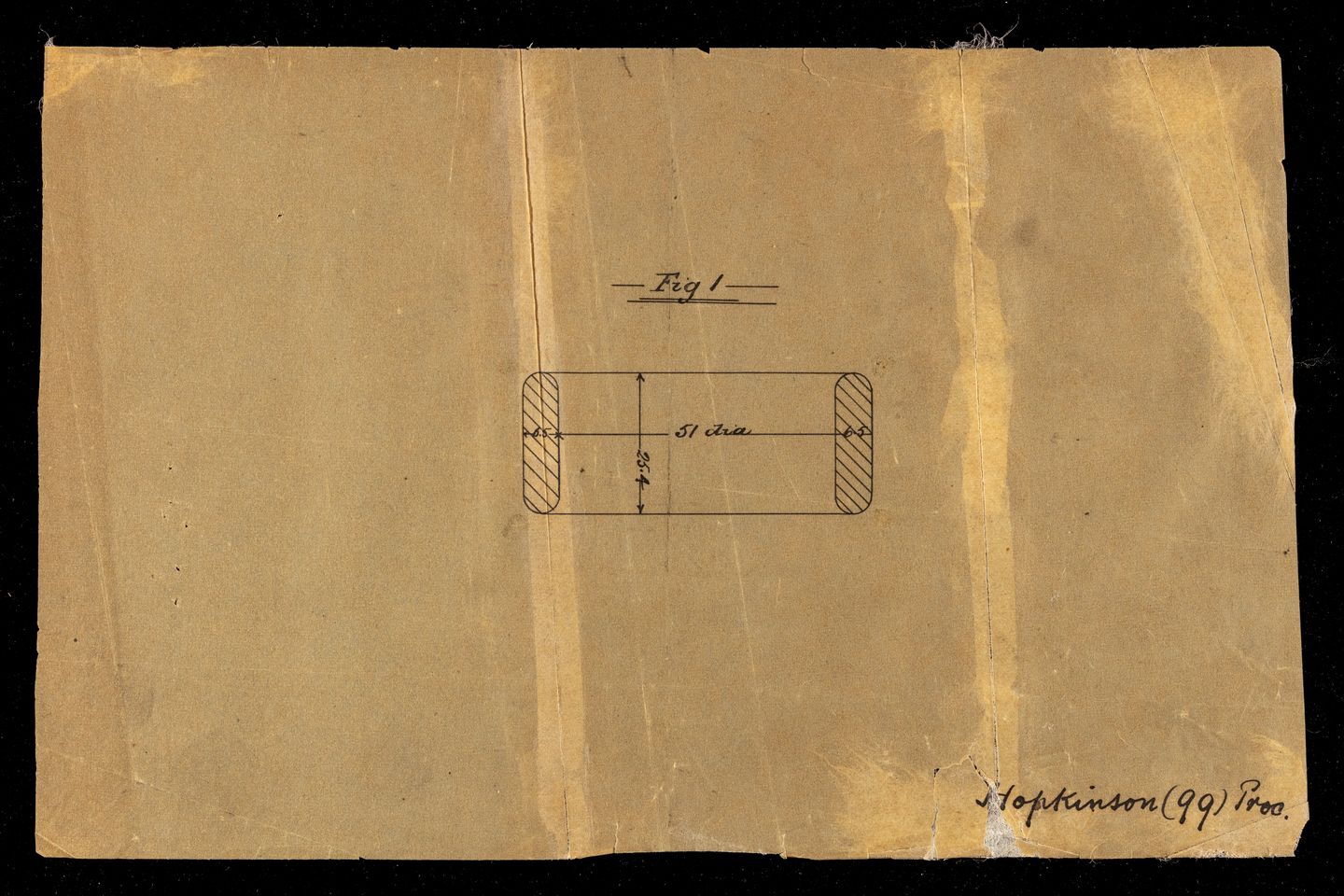 Paper, 'Magnetic properties of an impure nickel' by J [John] Hopkinson ...