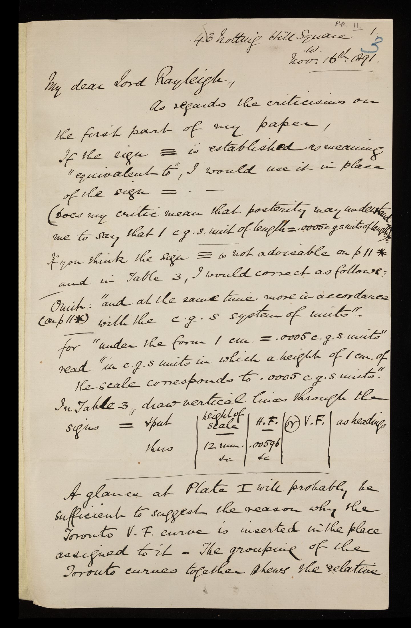 Letter from William Grylls Adams, on his paper 'Comparison of ...