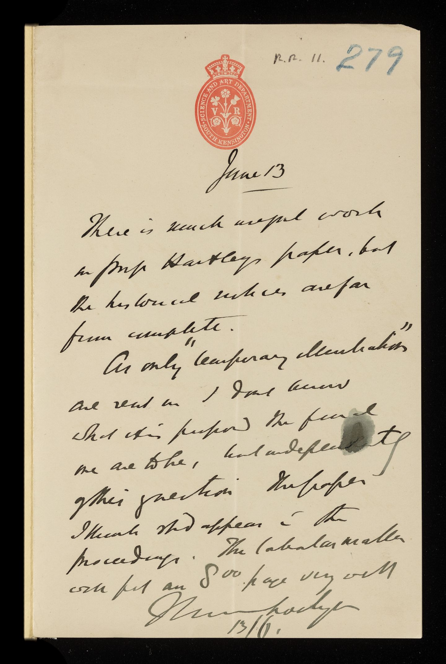 Referee's report by Joseph Norman Lockyer, on a paper 'Flame spectra at ...