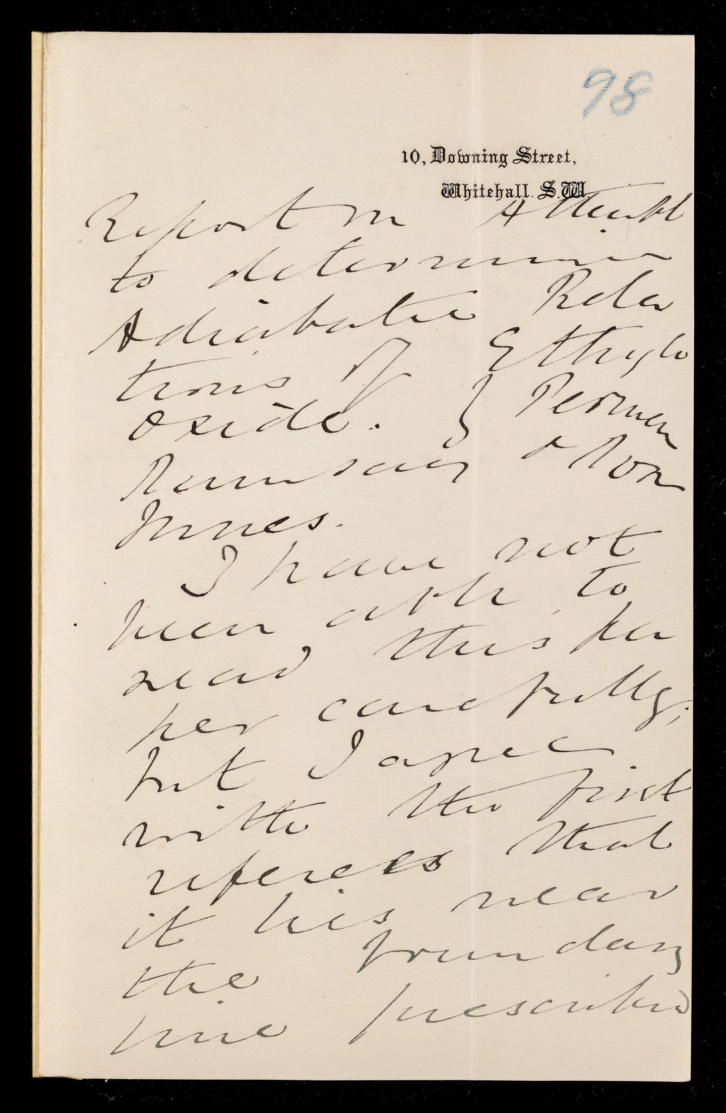 Referee's report by John William Strutt, Lord Rayleigh, on a paper 'An ...