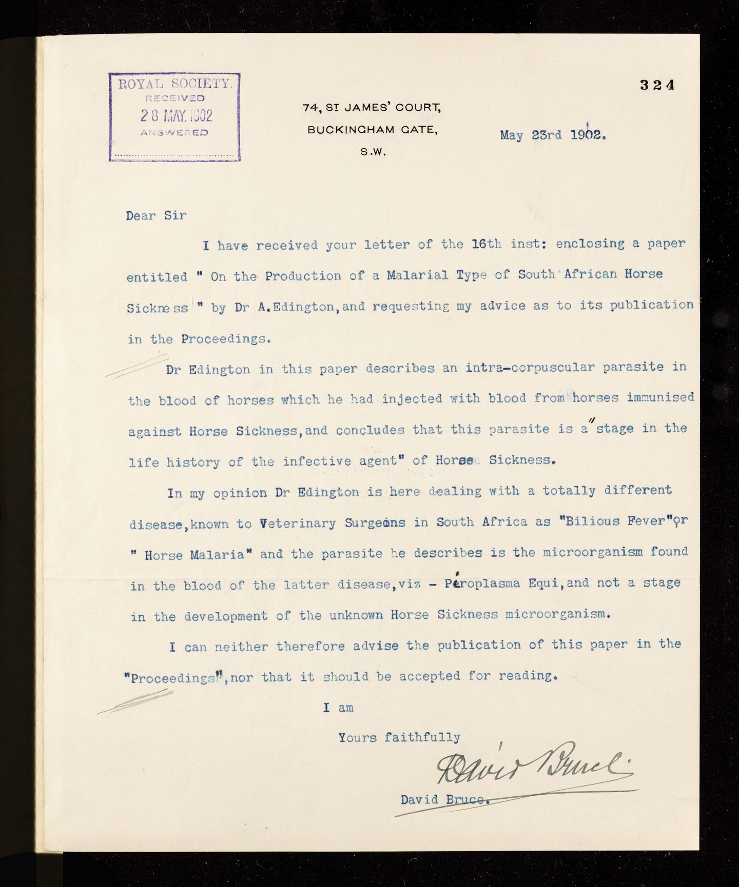 Referee's report by David Bruce, on a paper 'The production of a ...