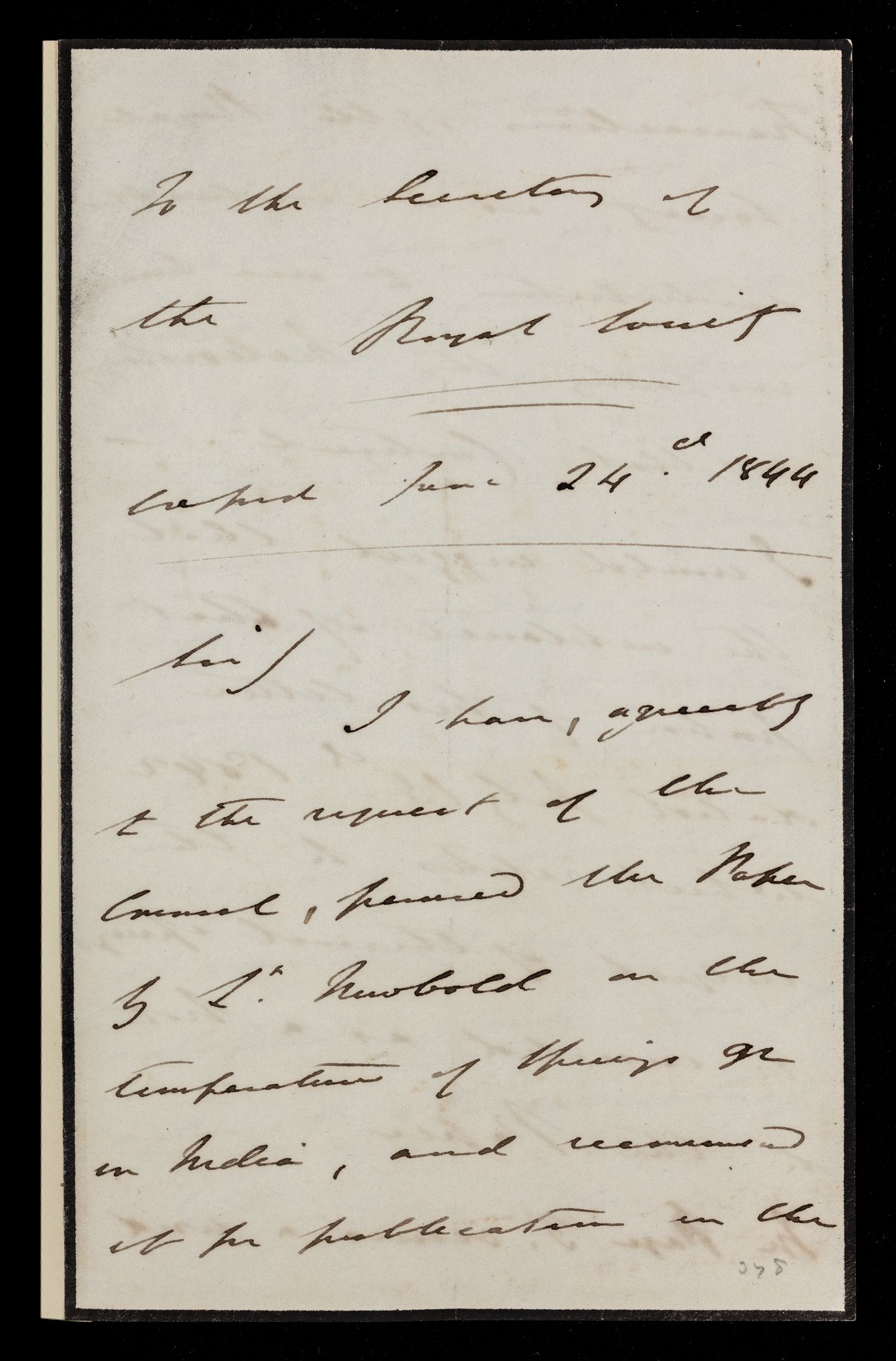 Referee's report by Charles Giles Bridle Daubeny, on a paper 'On the ...