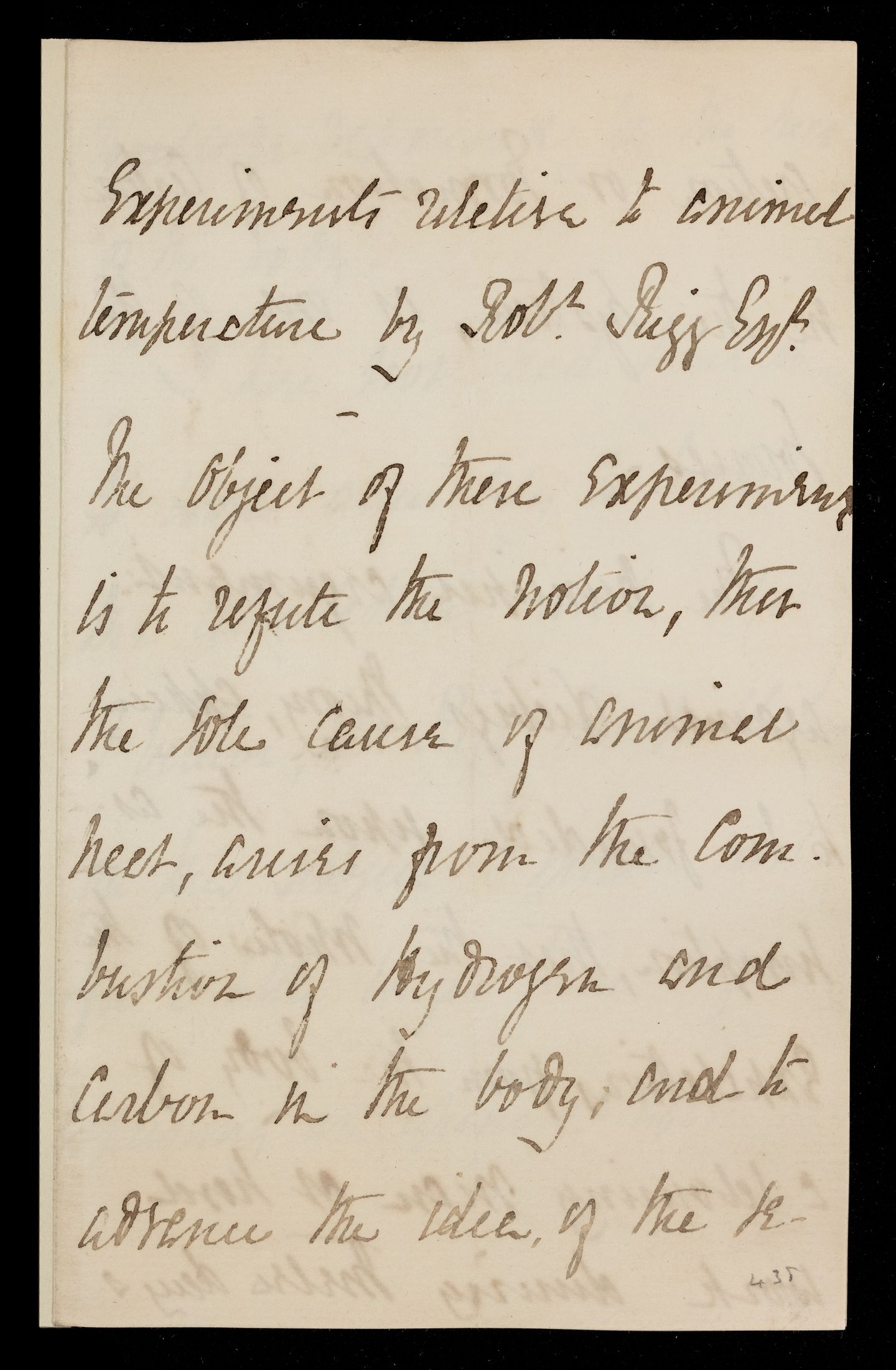 Referee's report by George Leith Roupell, on a paper 'Experiments ...