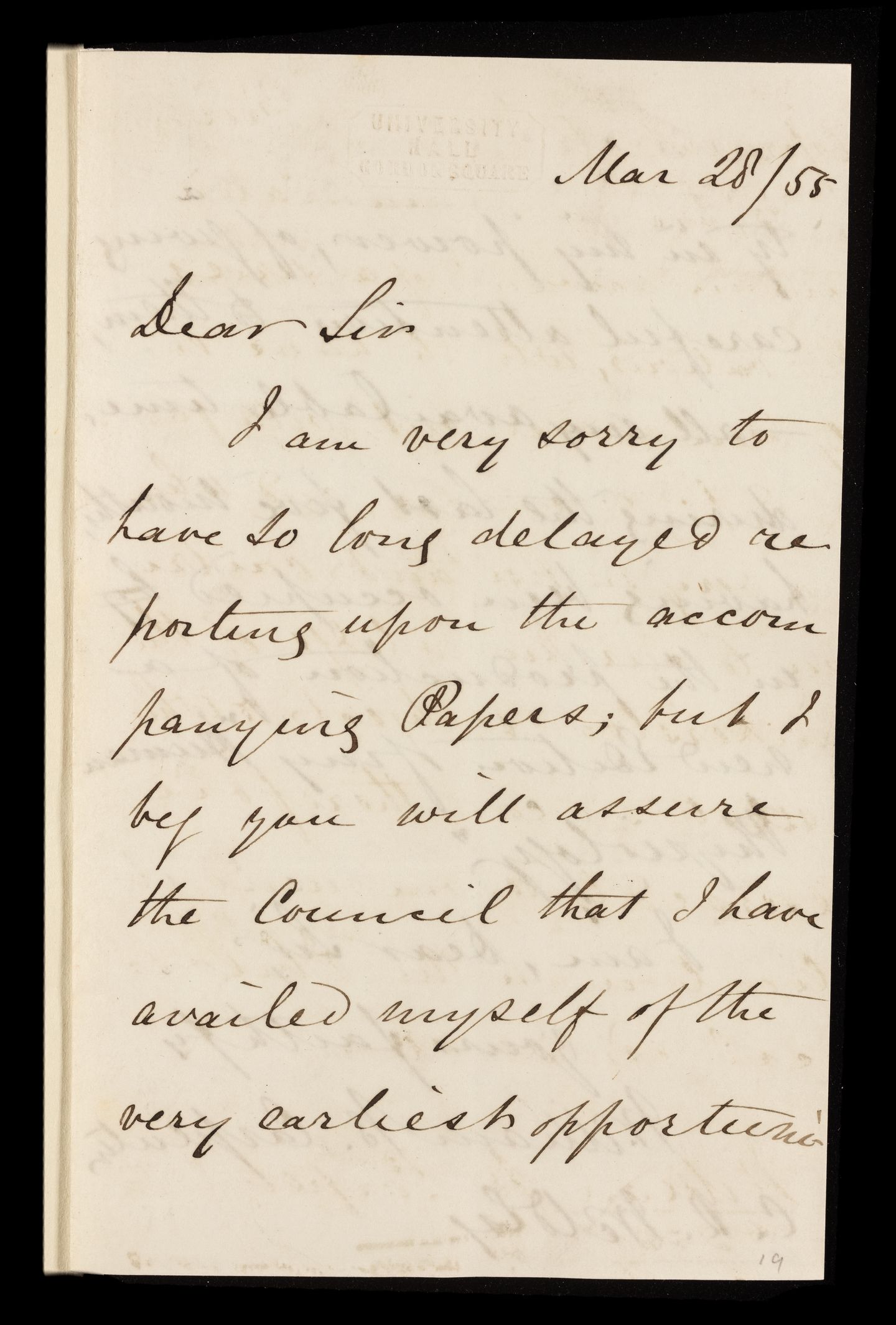 Letter and referee's reports by William Benjamin Carpenter, on a paper ...