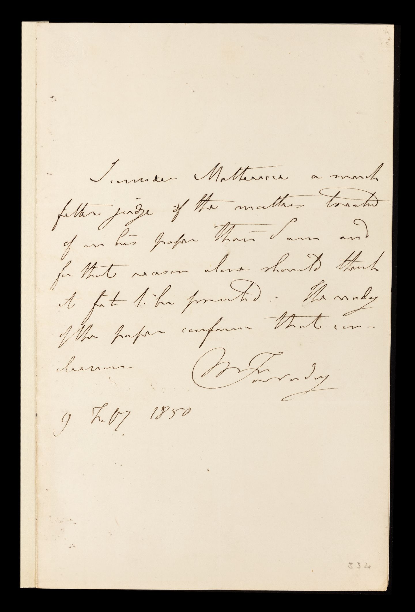 Referee's report by Michael Faraday, on two papers 'Electro ...