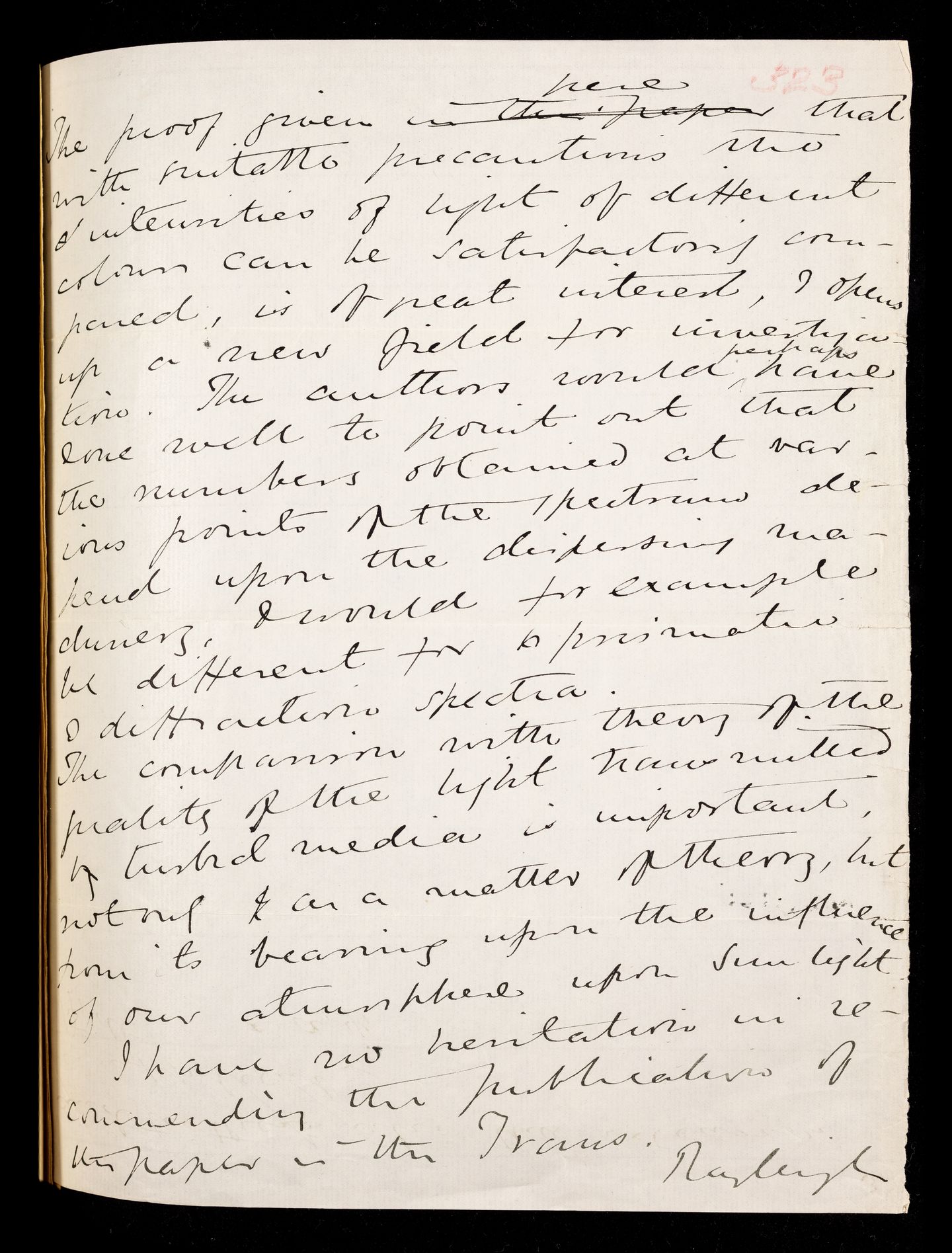 Referee's report by John William Strutt, Lord Rayleigh, on the Bakerian ...