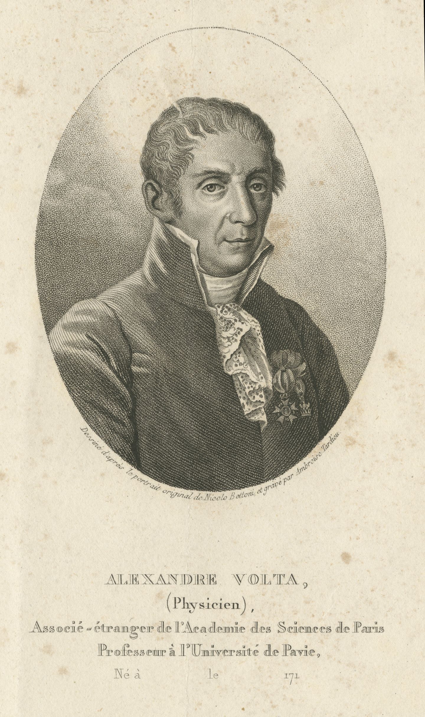 Alessandro Volta | The Royal Society: Science in the Making