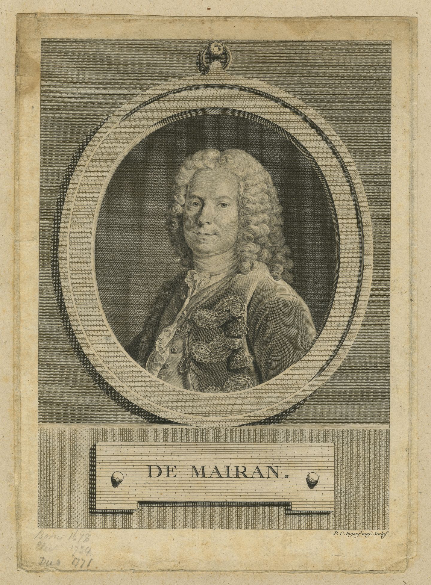 Jean Jacques d' Ortous de Mairan | The Royal Society: Science in the Making