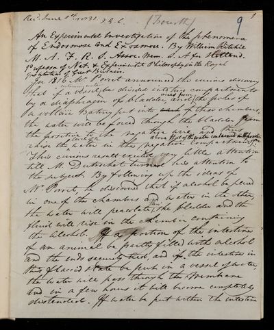 William Ritchie | The Royal Society: Science in the Making