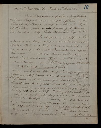 Luke Howard | The Royal Society: Science in the Making