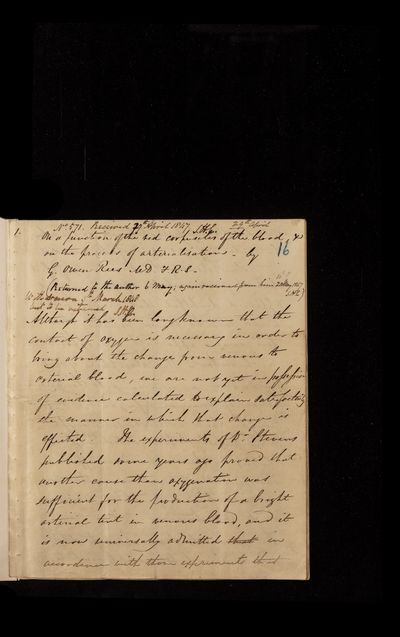 George Owen Rees | The Royal Society: Science in the Making