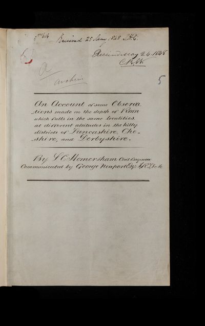 Unpublished paper, 'Some remarks on a paper entitled "On the depth of ...