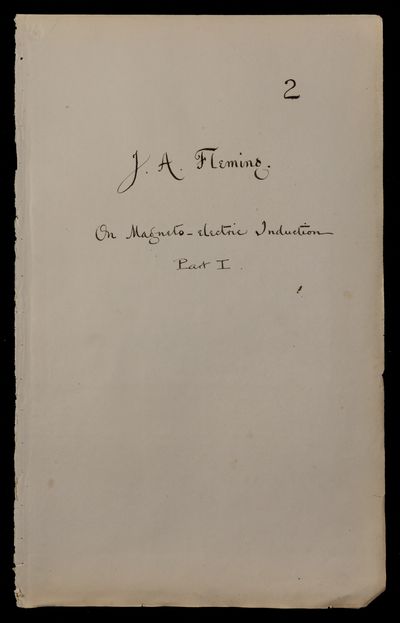 John Ambrose Fleming | The Royal Society: Science in the Making
