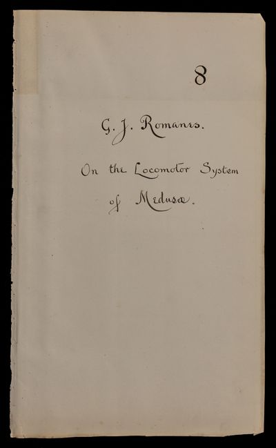 George John Romanes | The Royal Society: Science in the Making