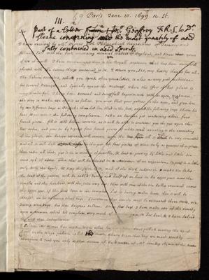 Etienne Francois Geoffroy | The Royal Society: Science in the Making