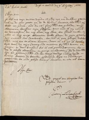 Early Letters | The Royal Society: Science in the Making