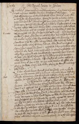 Early Letters M2 | The Royal Society: Science in the Making