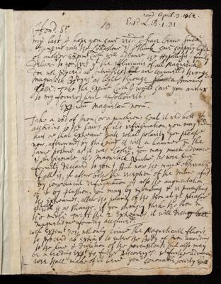 Henry Power | The Royal Society: Science in the Making