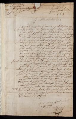 Early Letters R1 | The Royal Society: Science in the Making