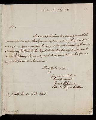 William Mudge | The Royal Society: Science in the Making