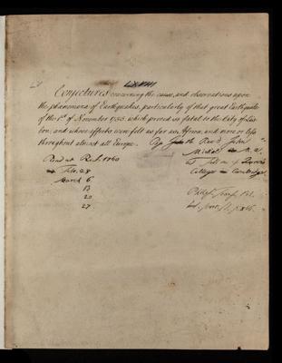 John Michell | The Royal Society: Science in the Making