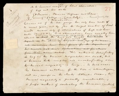 George Howard Darwin | The Royal Society: Science in the Making