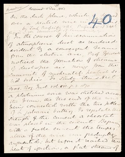 John William Strutt | The Royal Society: Science in the Making