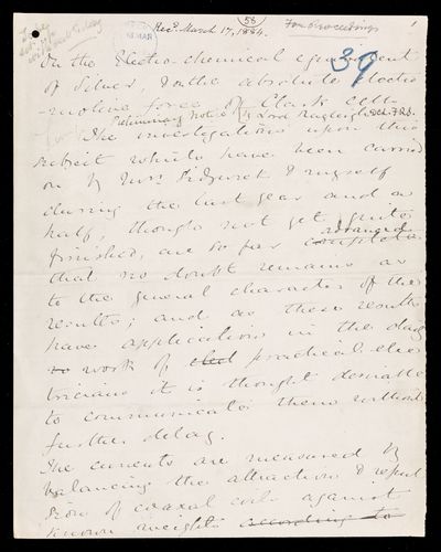 John William Strutt | The Royal Society: Science in the Making