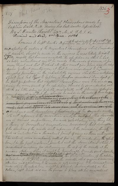 Samuel Hunter Christie | The Royal Society: Science in the Making