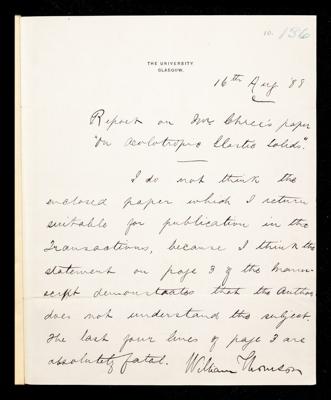 William Thomson | The Royal Society: Science in the Making