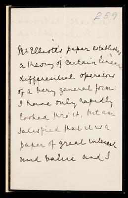 Edwin Bailey Elliott | The Royal Society: Science in the Making