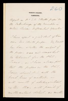 Edwin Bailey Elliott | The Royal Society: Science in the Making